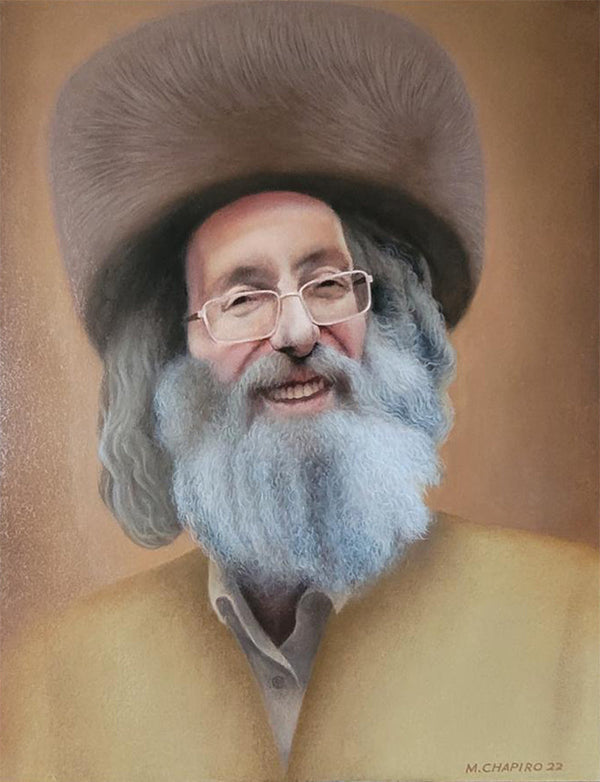 Rabbi Meir Abouhassira By Mikhail Chapiro - Jewish Art Paintings - AHAVART