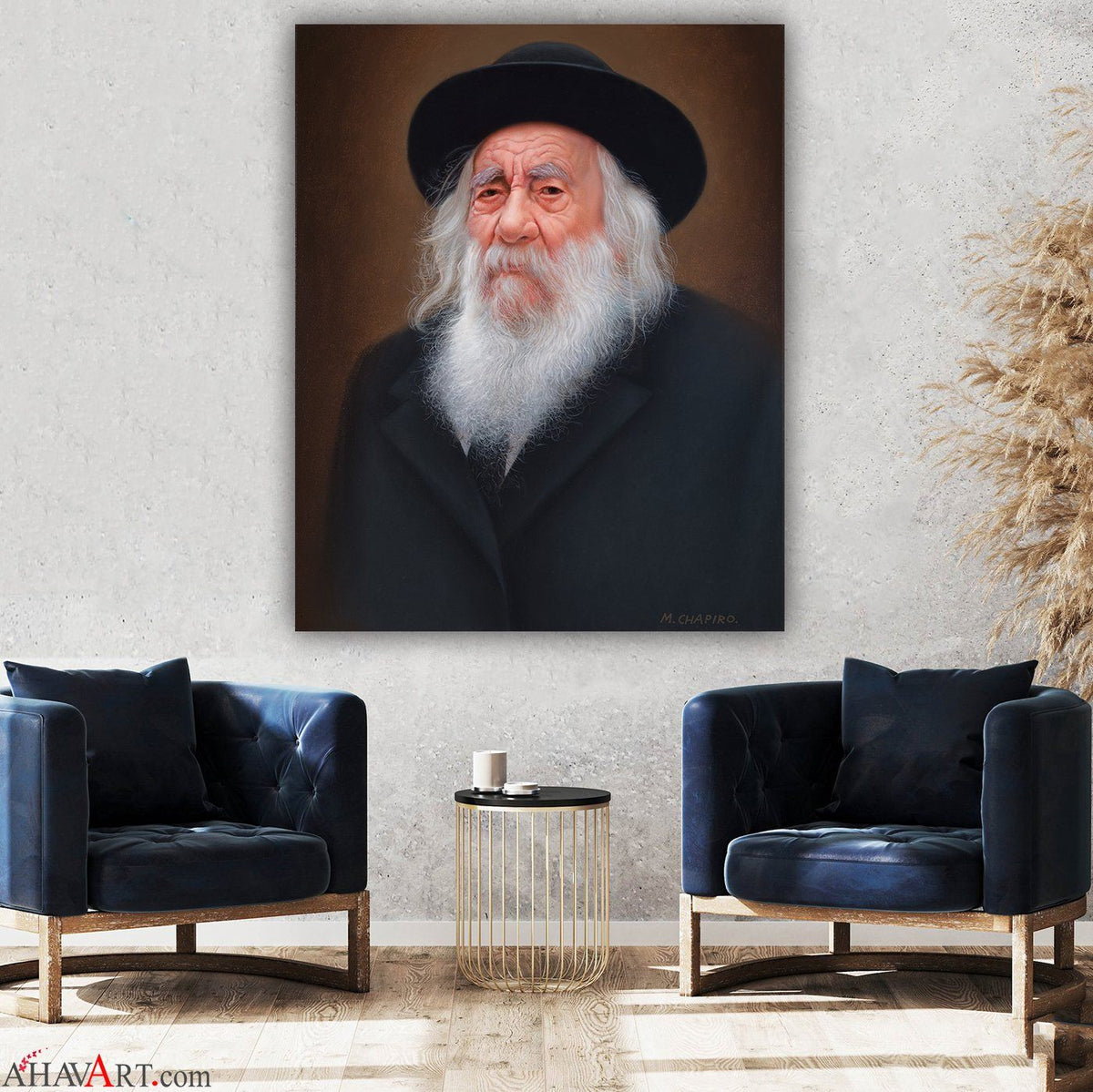 The Steipler / By Mikhail Chapiro - Tzadikim Rabbis Jewish Paintings ...
